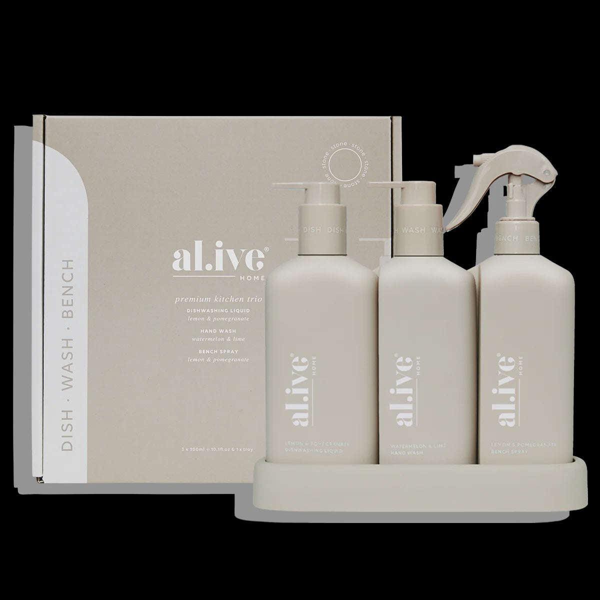 Premium Kitchen Trio - Dish liquid, hand wash, bench spray – Makoda ...